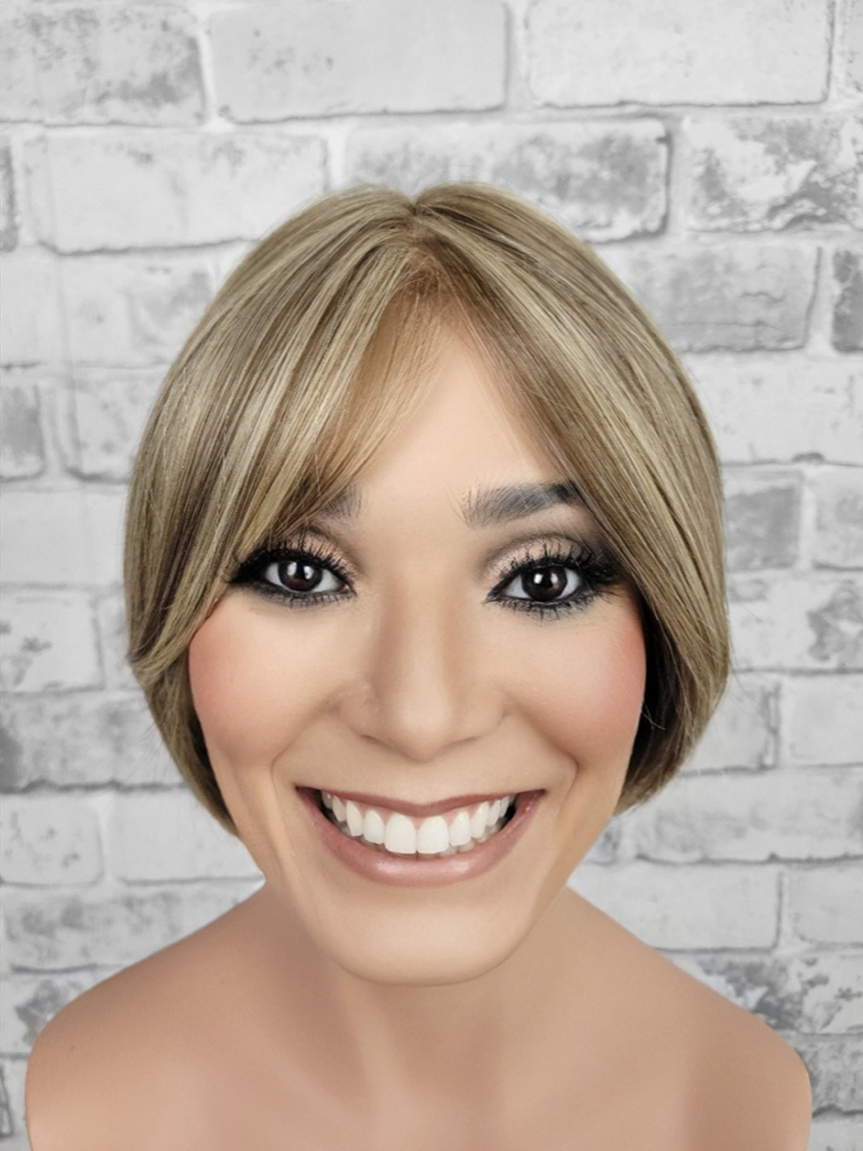 10" Synthetic Mono Top Wig Pixie (XS/S) - SBLO04/25-7 – FLOX HAIR